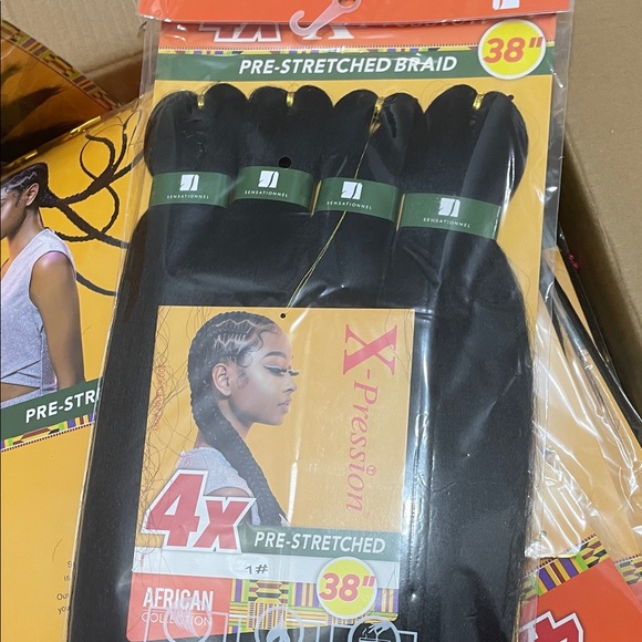 Barid extensions | Accessories | Black Prestretched Braid Hair ...
